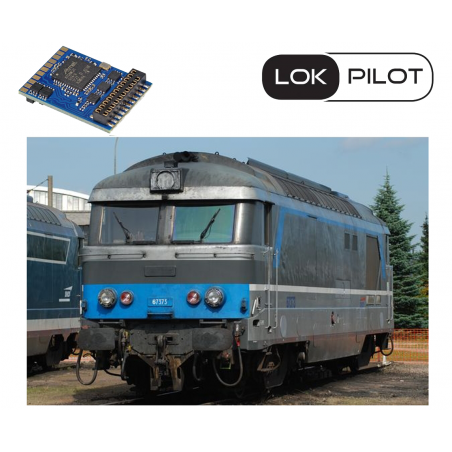 Décodeur LokPilot v5 DCC programmé pour BB67000 Hornby Jouef pour ...
