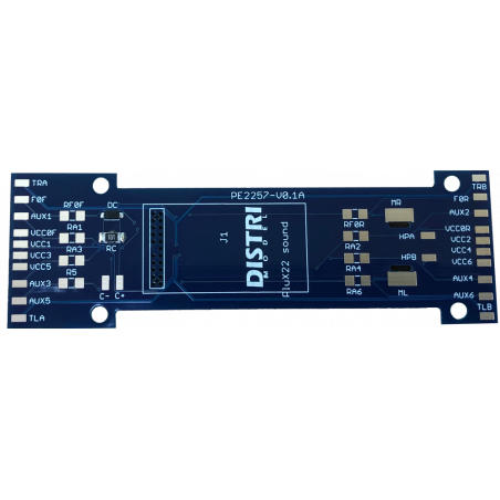 Platine de digitalisation NEM 658 PluX 22 Nez Cassé 4400kW Roco 1ère génération