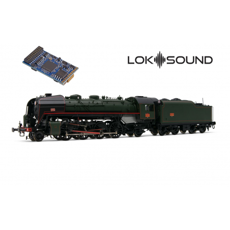 ESU Loksound V5 NEM660 21MTC Distrimodel for 141R fuel steam locomotive